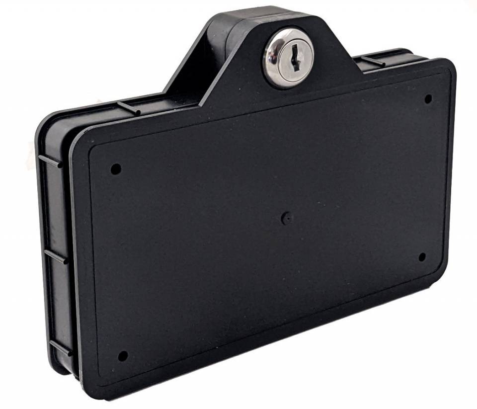 Motorcycle Tax Tube Holder Motorcycle License Plate Stash Tube ...