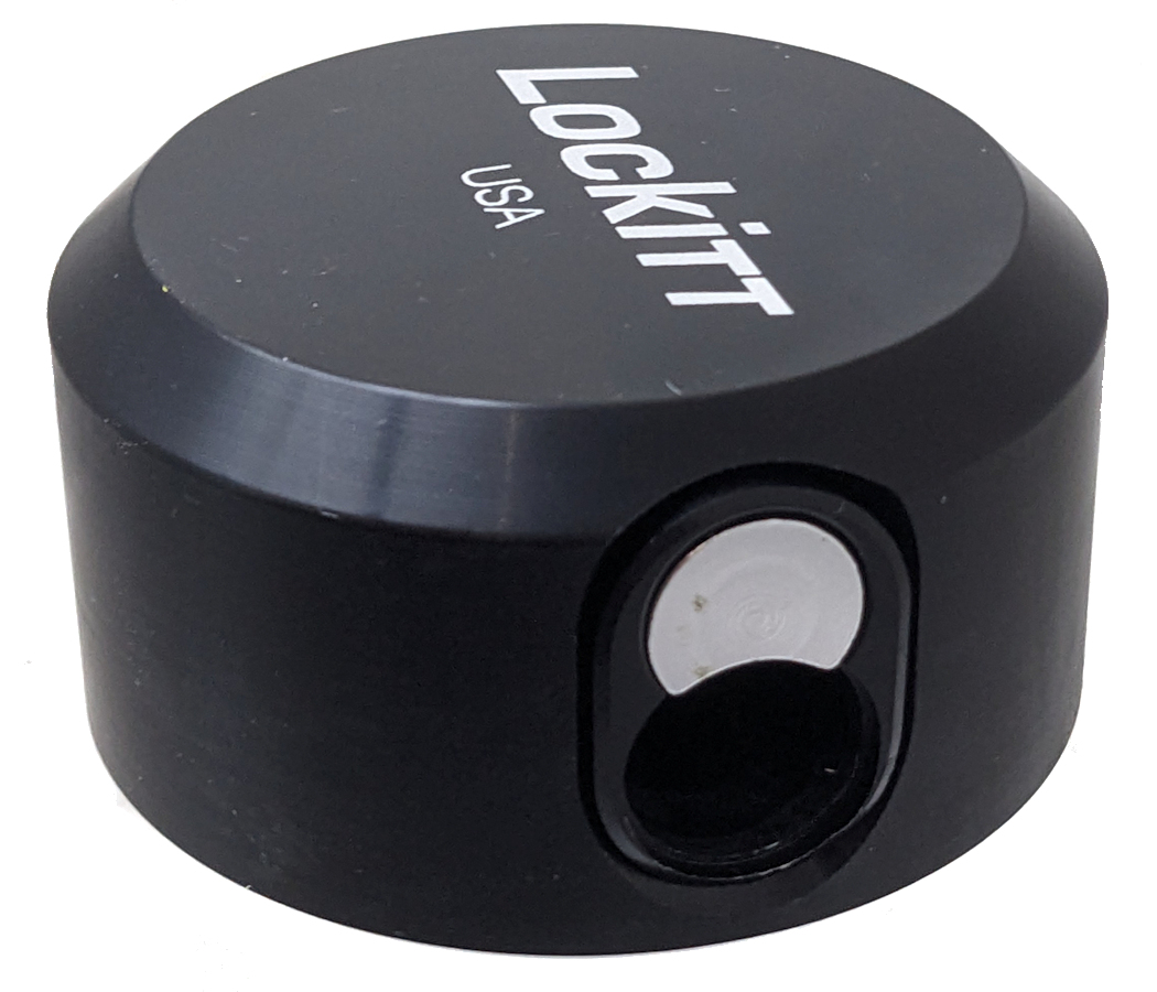 Lockitt Mobile Security & Accessories: PL4060A KIK Puck Padlock Flat Back