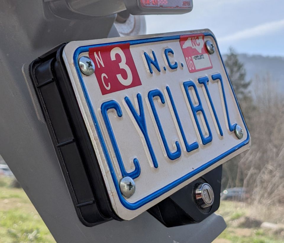 Lockitt Security Products: Grifter Behind-The-License-Plate Storage Box